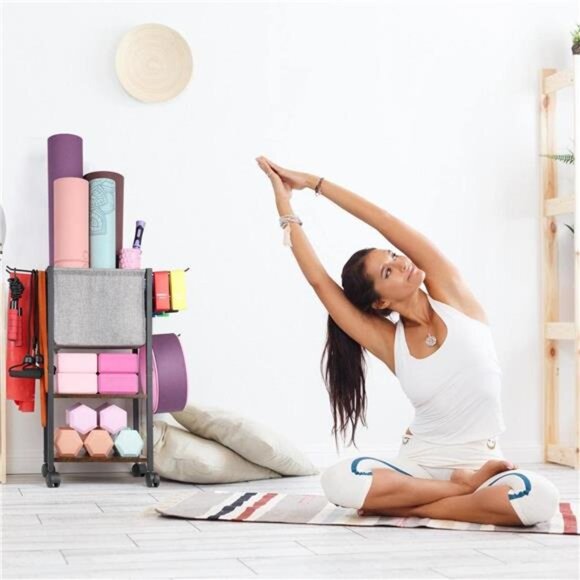 Storage & Organization | Yoga Mat Storage Rack Home Gym Equipment ...